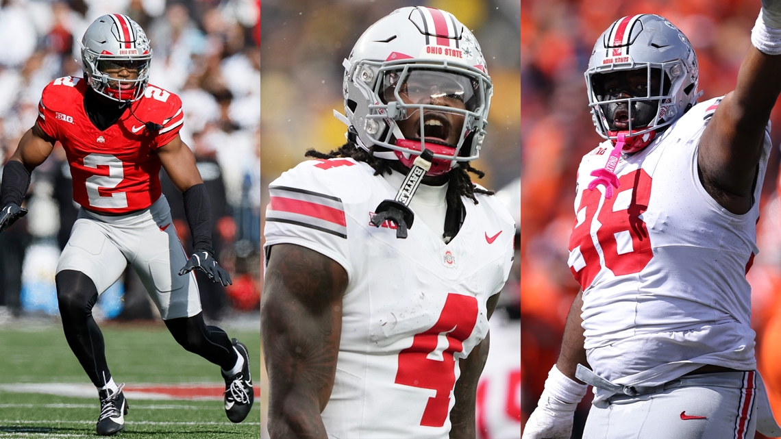 Ohio State's Caleb Downs, Jeremiah Smith, Kayden McDonald earn ...