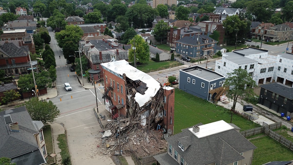 Business destroyed after partial building collapse in Columbus | wkyc.com