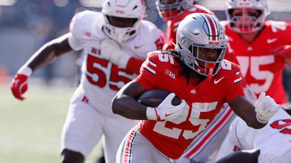 Top-ranked Ohio State pulls away in 2nd half for 42-9 victory over ...