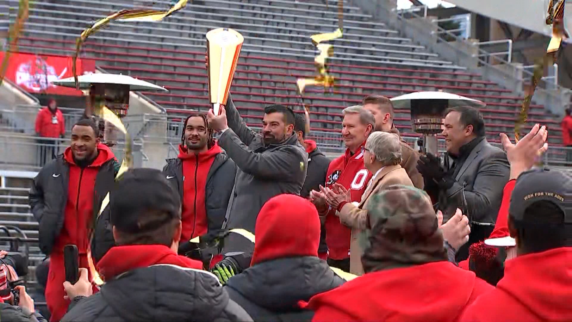 Ohio State Championship Celebration | Thousands flock to the 'Shoe to ...