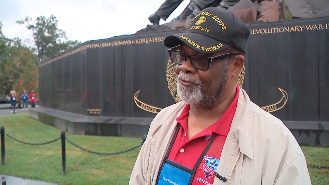 3 generations of Marines: Veteran honors family legacy on Honor Flight ...