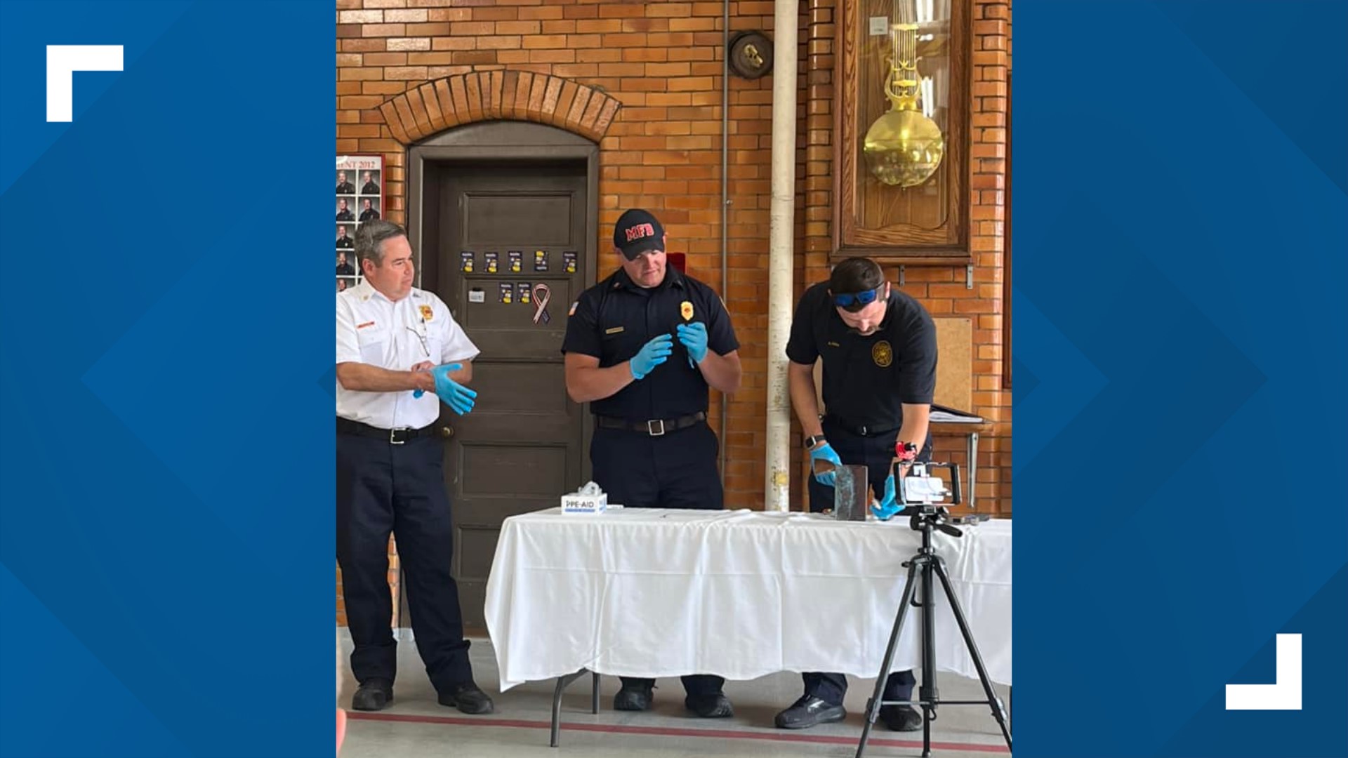 Marion Fire Department opens time capsule from 1905 | wkyc.com