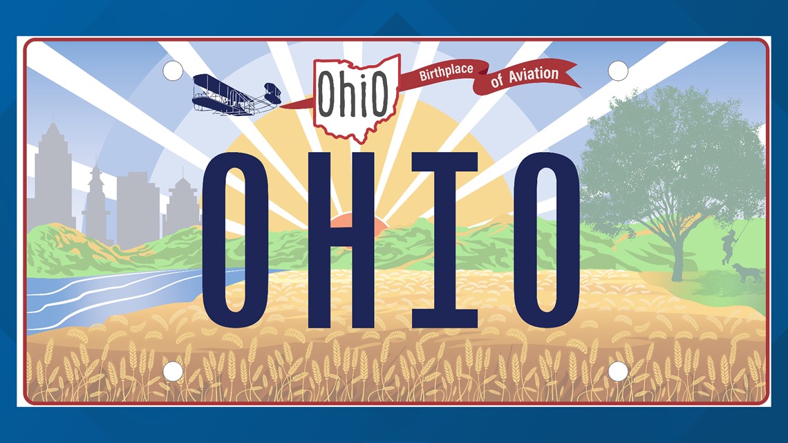 Ohio's new license plate showed Wright flyer facing backwards | wkyc.com