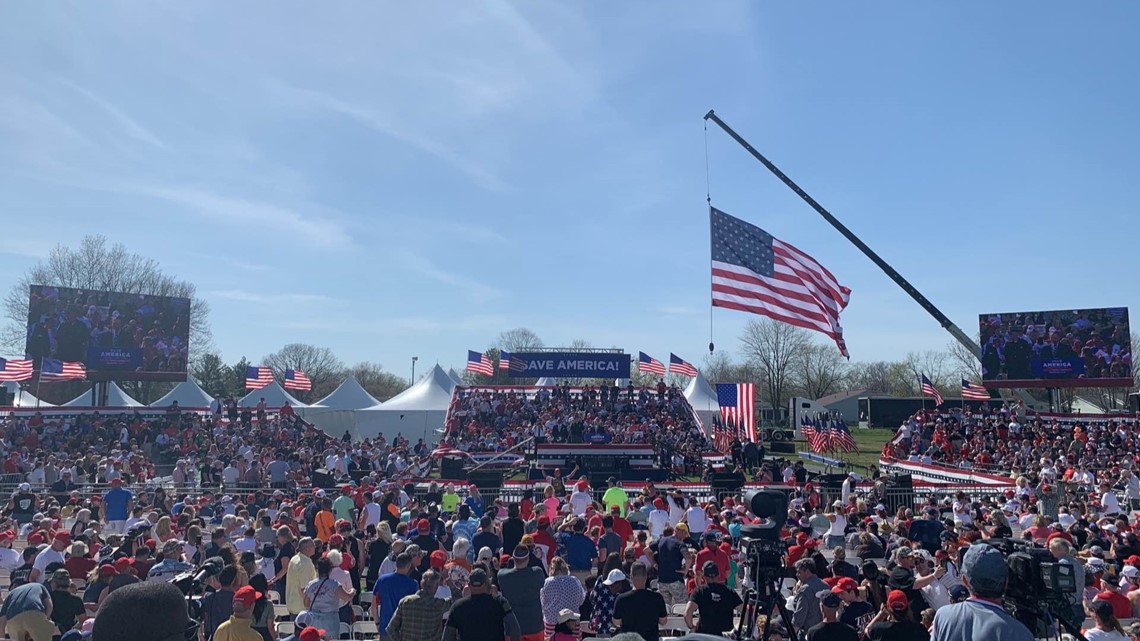 Supporters ready for Trump rally in Delaware County | wkyc.com