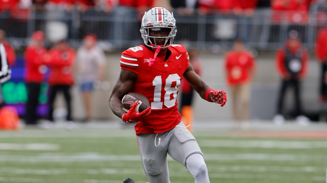 Harrison Jr. named AP's Big Ten offensive player of the year | wkyc.com