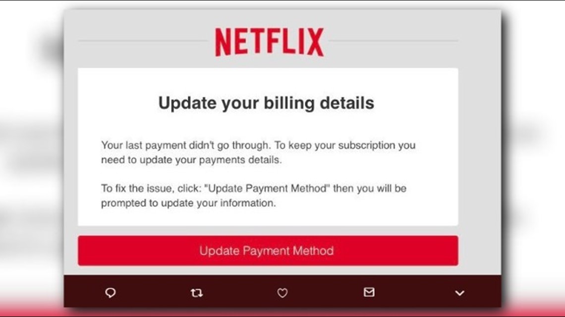 VERIFY: Beware of Scam Posed as Netflix 'Validate Your Payment Information' Email | wkyc.com