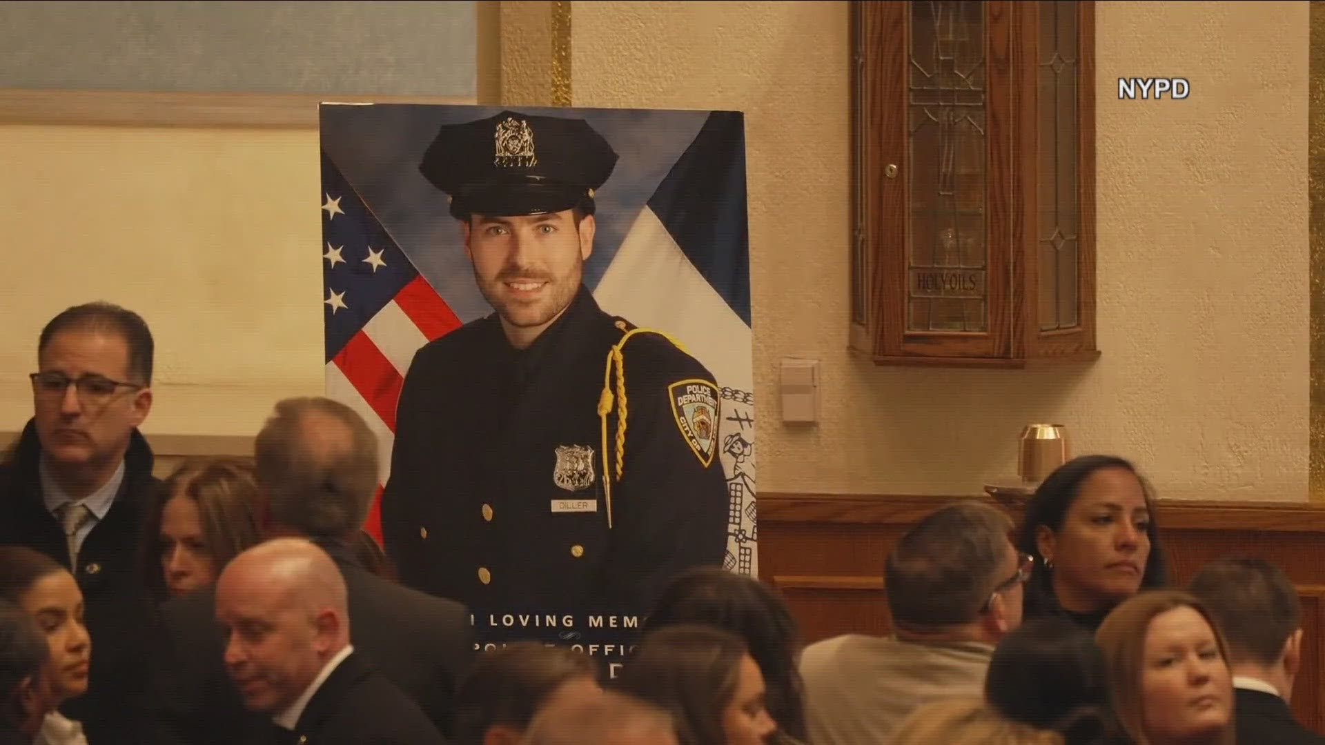 Funeral held for slain New York City police officer Jonathan Diller ...