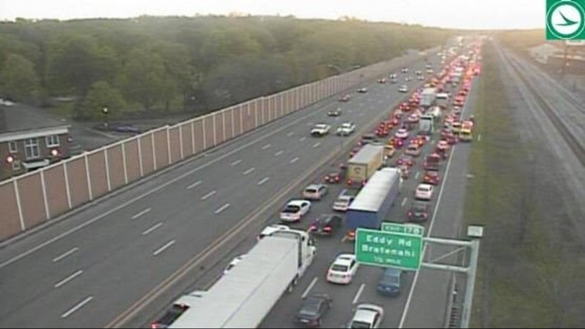 I-90 East reopens after crash closure near Eddy Road | wkyc.com