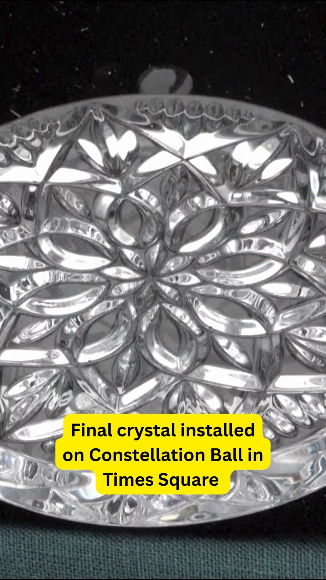 Final crystal installed on Constellation Ball in Times Square | wkyc.com
