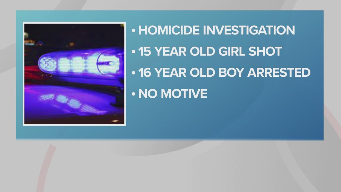 Cleveland homicide: 15-year-old girl shot and killed; 16-year-old boy ...