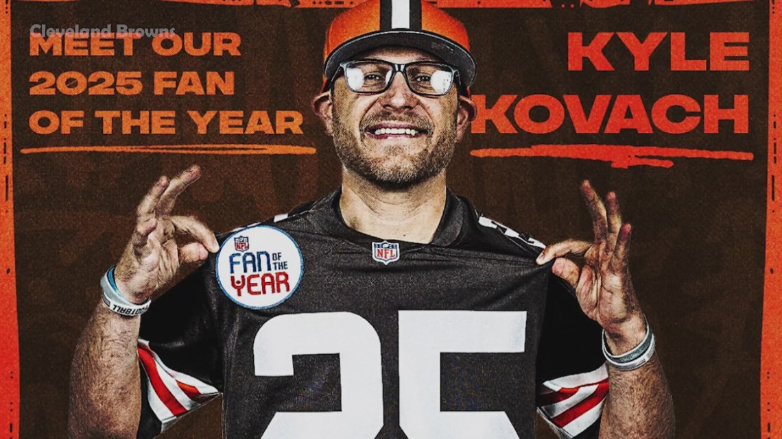 Cleveland Browns fan of the year for 2025: Meet Kyle Kovach | wkyc.com