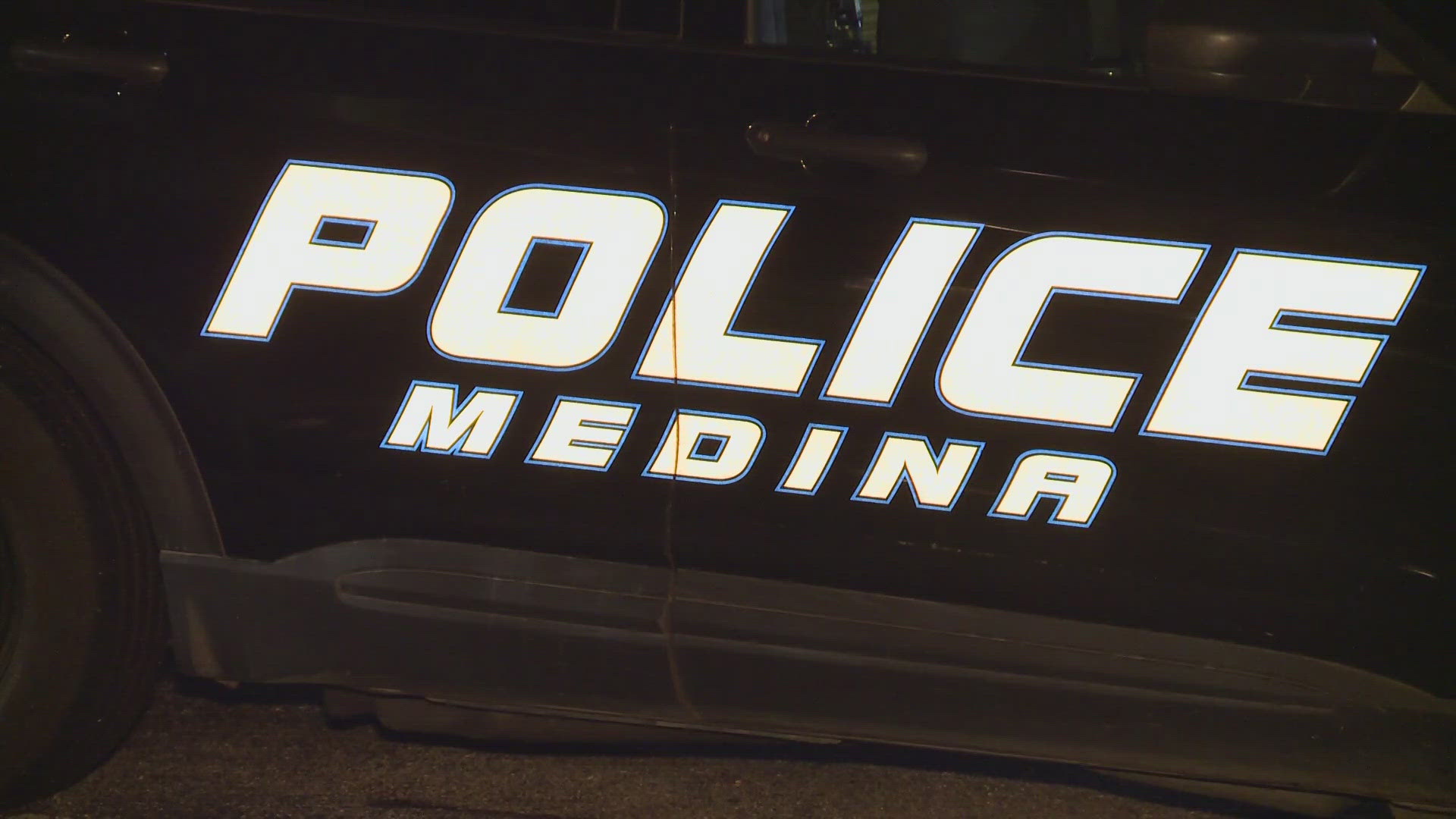 Medina police shut down stretch of road as crews battle structure fire ...