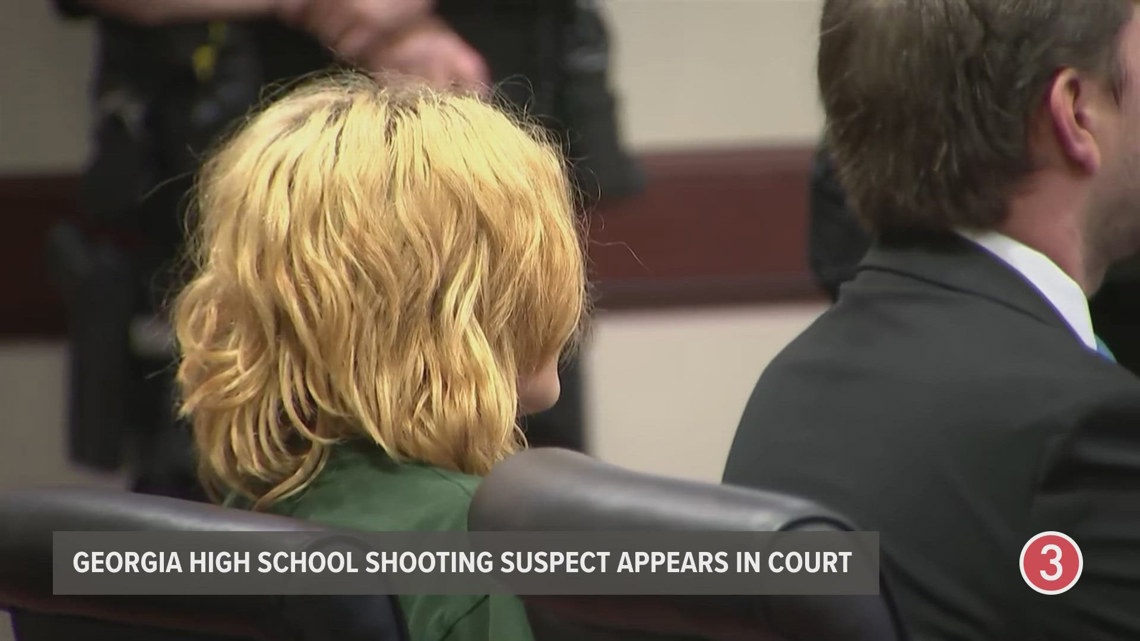 Georgia school shooting suspect Colt Gray makes first court appearance ...