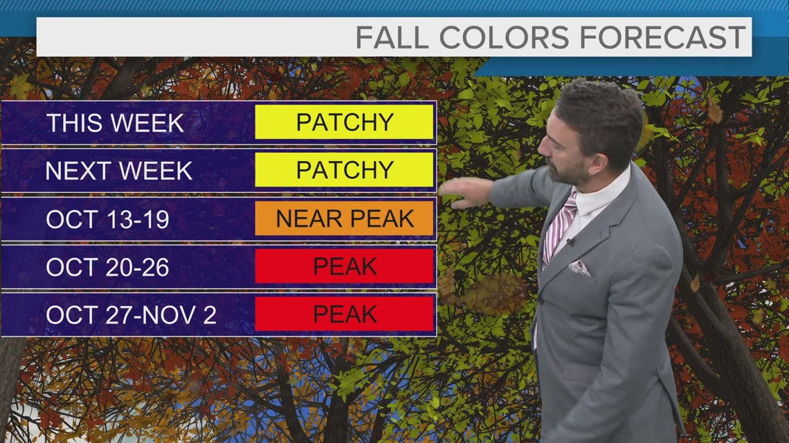 Fall Peak Colors In Ohio