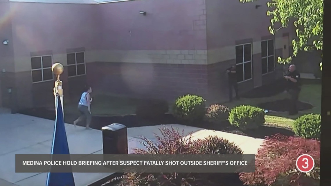 Medina police release surveillance video of armed suspect at sheriff's ...