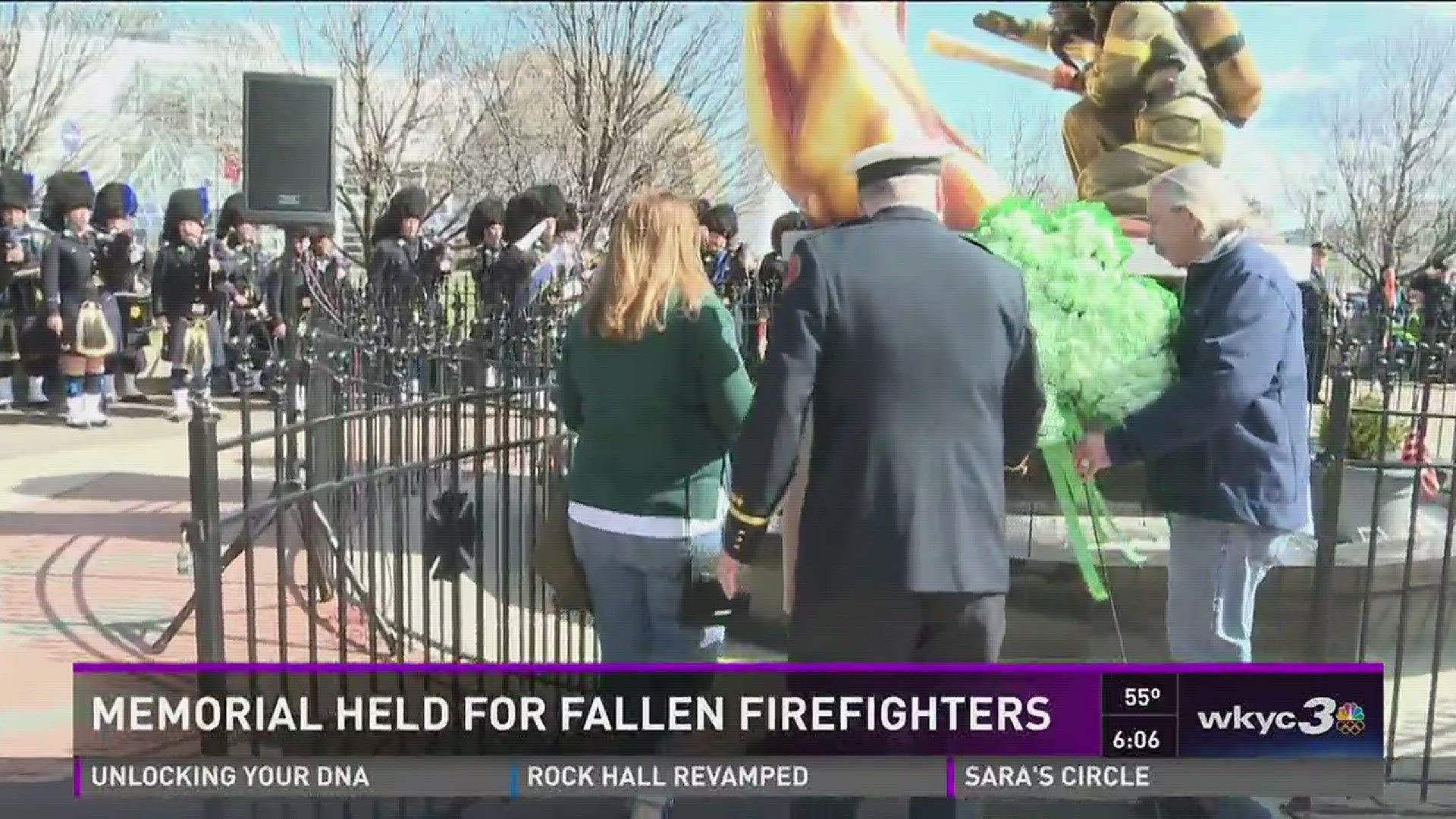 Memorial honors fallen firefighters | wkyc.com