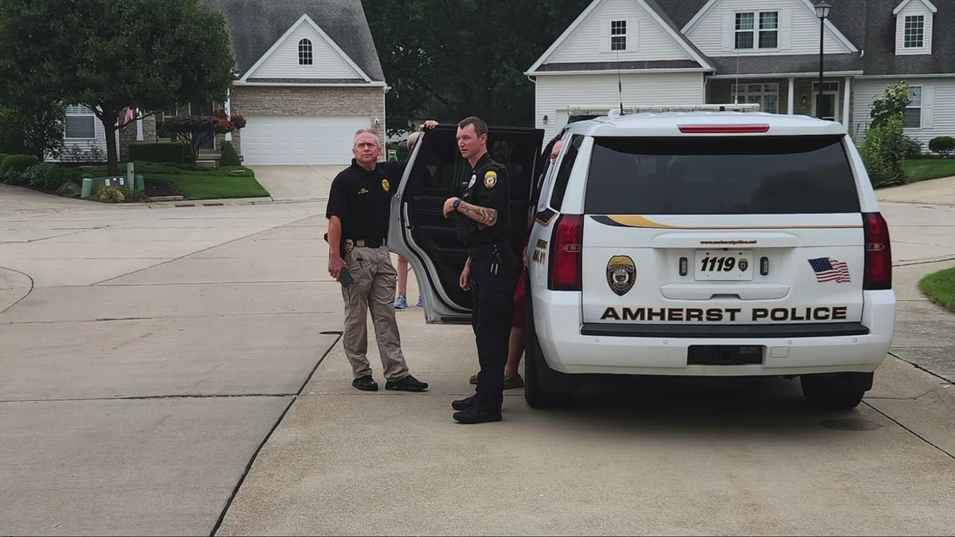 Amherst police officer rescues unsuspecting homeowner from fire | wkyc.com
