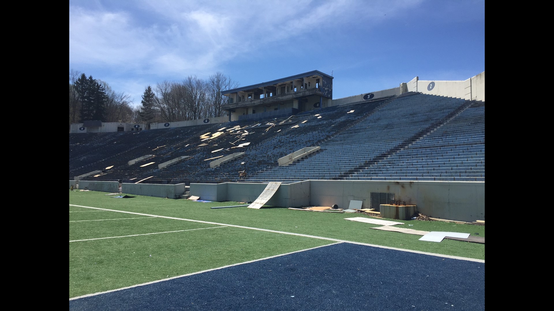 Rubber Bowl demolition begins: Saying goodbye to an Akron icon | wkyc.com