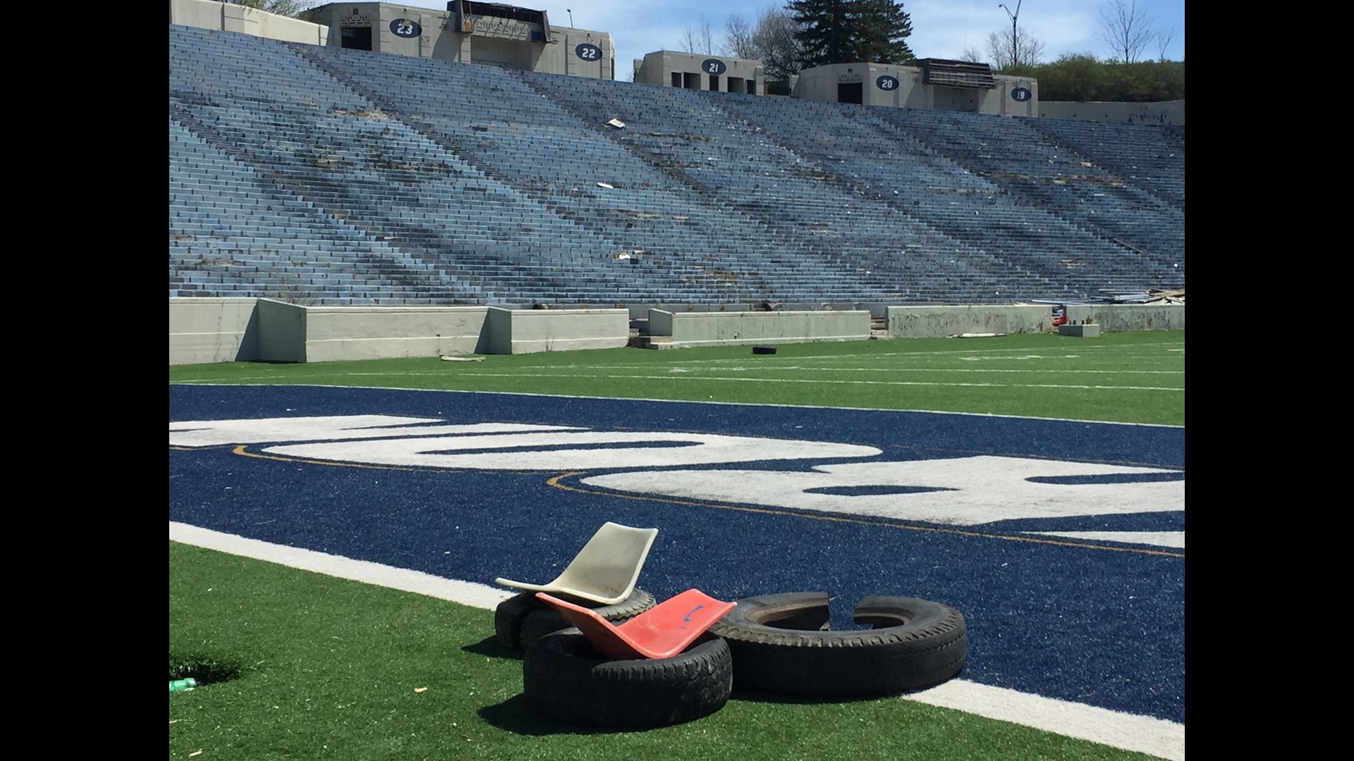 PHOTOS | Inside Akron's abandoned Rubber Bowl | wkyc.com
