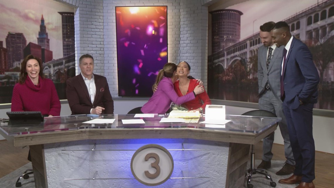 Surprising 3News' Carmen Blackwell on her birthday! | wkyc.com