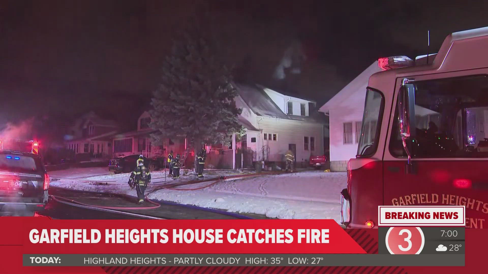 Overnight fire at home in Garfield Heights | wkyc.com