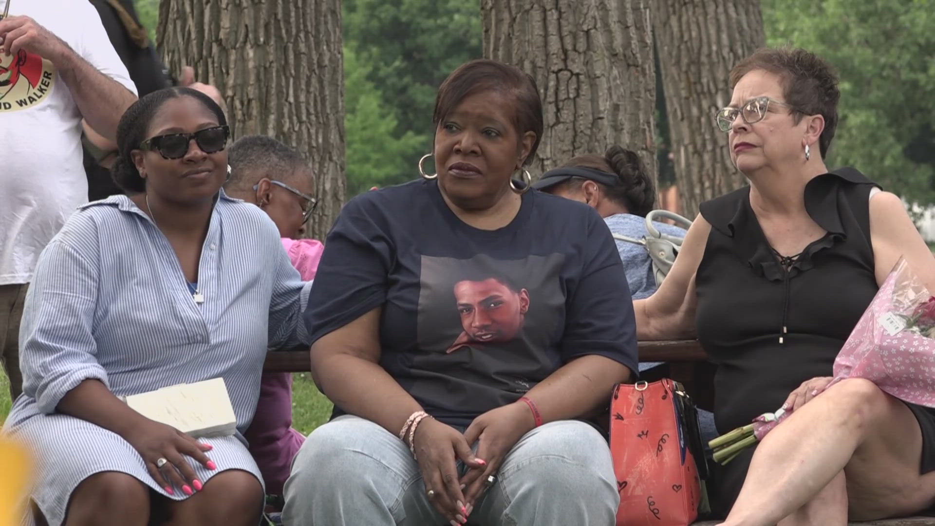 Dozens of community members gather in Akron to mark three years since ...