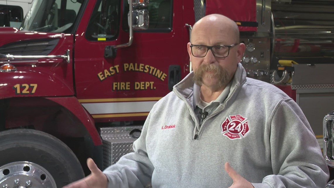 East Palestine Fire Chief Keith Drabick looks back on derailment | wkyc.com