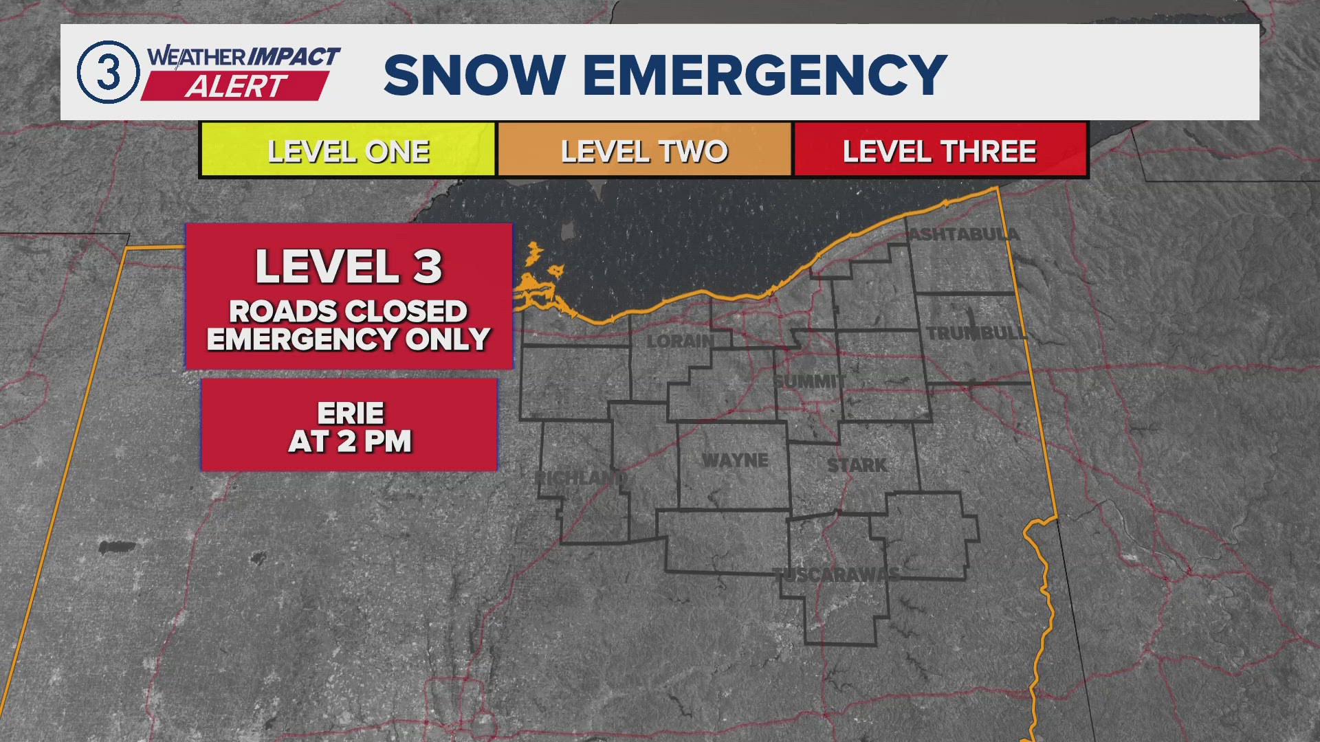 Erie County to reach Level 3 snow emergency this afternoon: Here's what ...