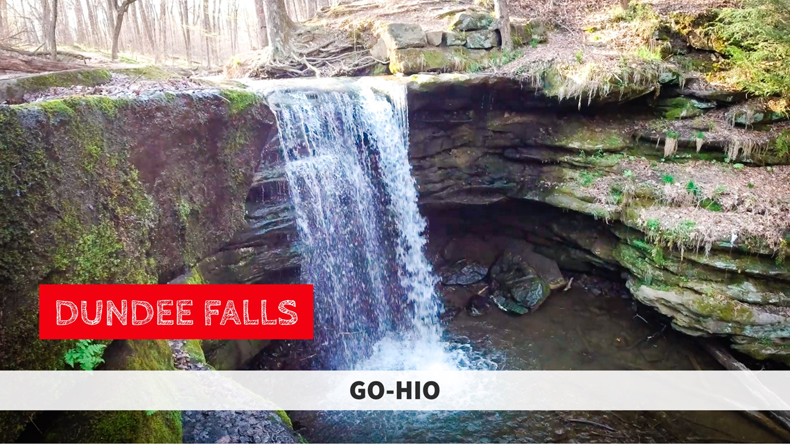 Chasing one of Northeast Ohio's best waterfalls: Dundee Falls | wkyc.com