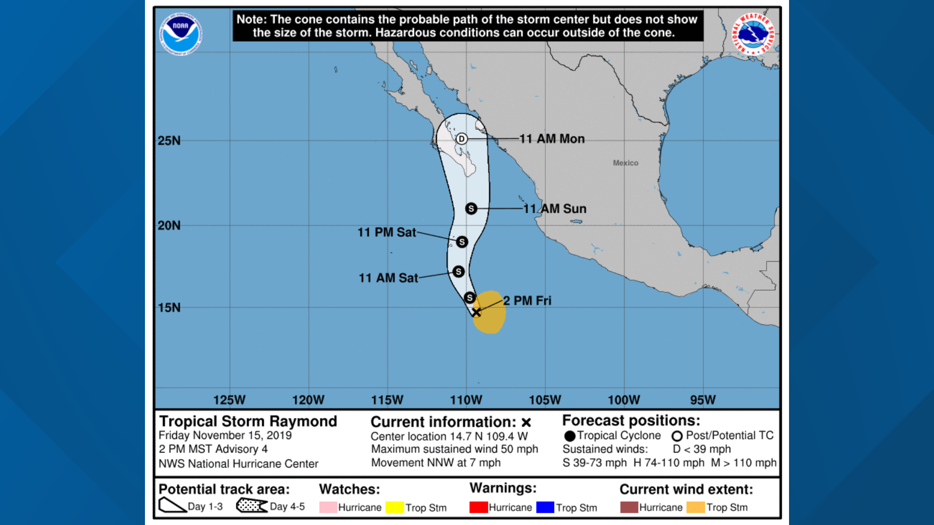 Tropical Storm Raymond forms in Pacific off western Mexico on Friday ...