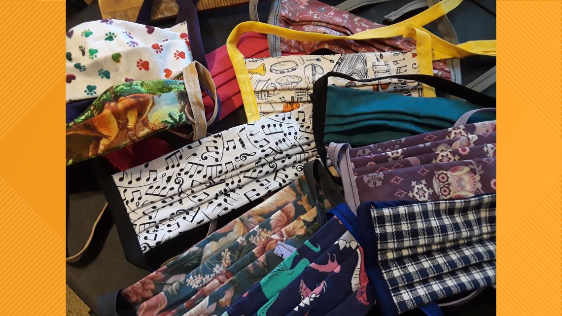 Volunteers donate masks to Lorain County Public Health for businesses ...