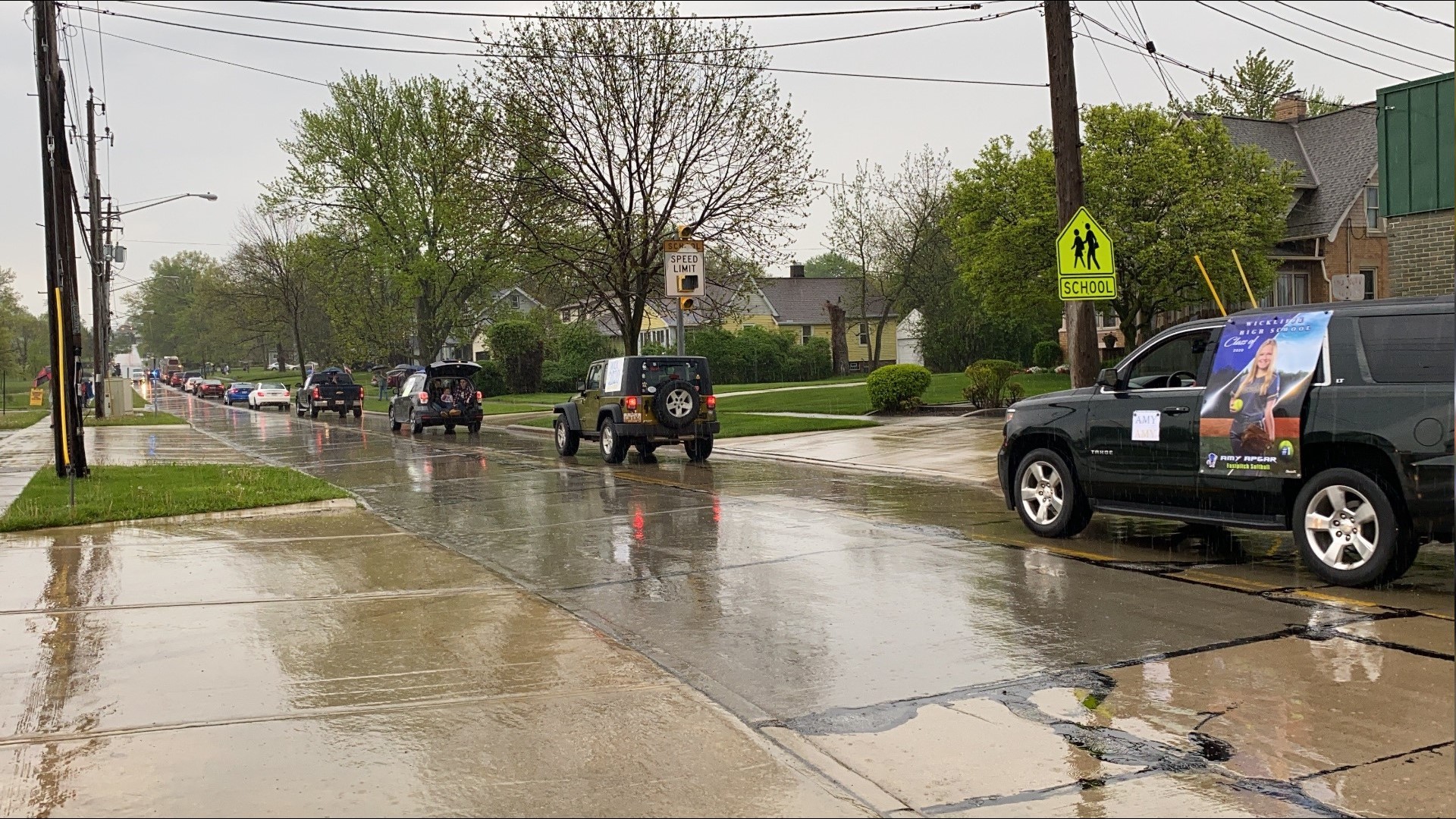 Wickliffe High School holds celebration parade for seniors from Class ...