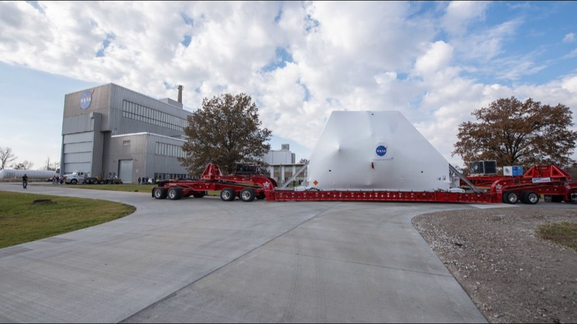 NASA's Orion spacecraft arrives at Plum Brook Station in Sandusky ...