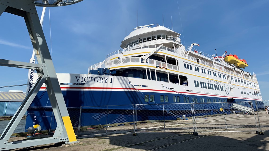 Take a tour of the Victory I cruise ship as it docks in Cleveland ...