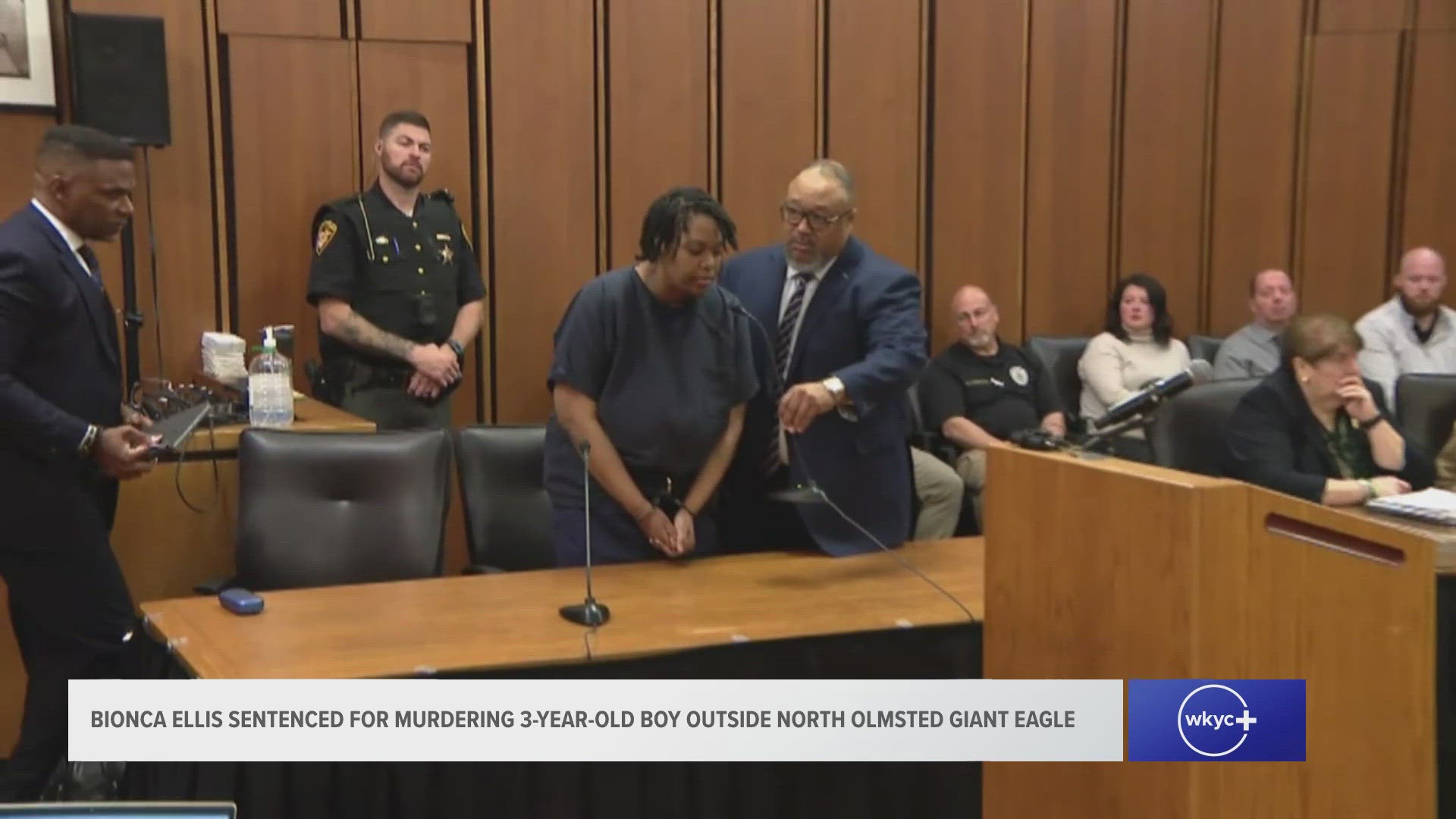 Bionca Ellis speaks before being sentenced for murder of Julian Wood at ...