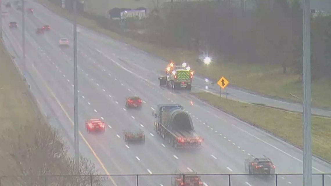 ODOT plow truck struck by vehicle on I-90 | wkyc.com