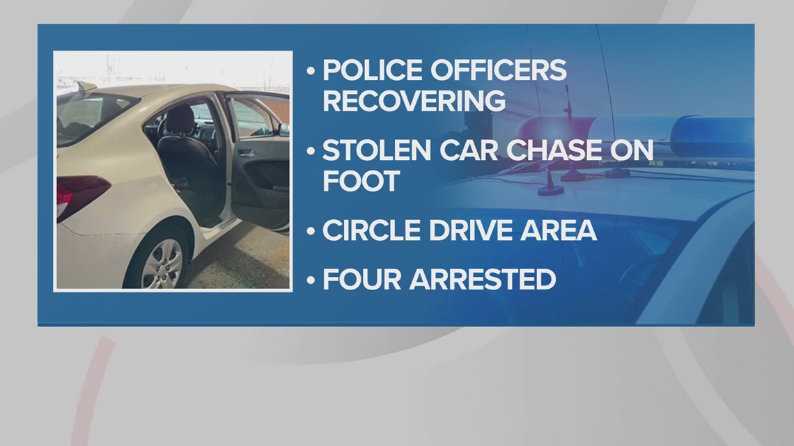 2 University Circle police officers injured following foot chase; 4 ...