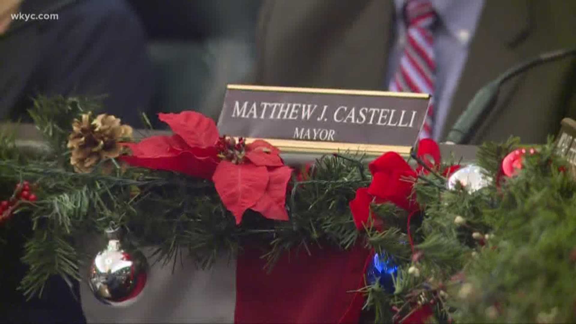 Matthew Castelli sworn in as new mayor of Middleburg Heights | wkyc.com