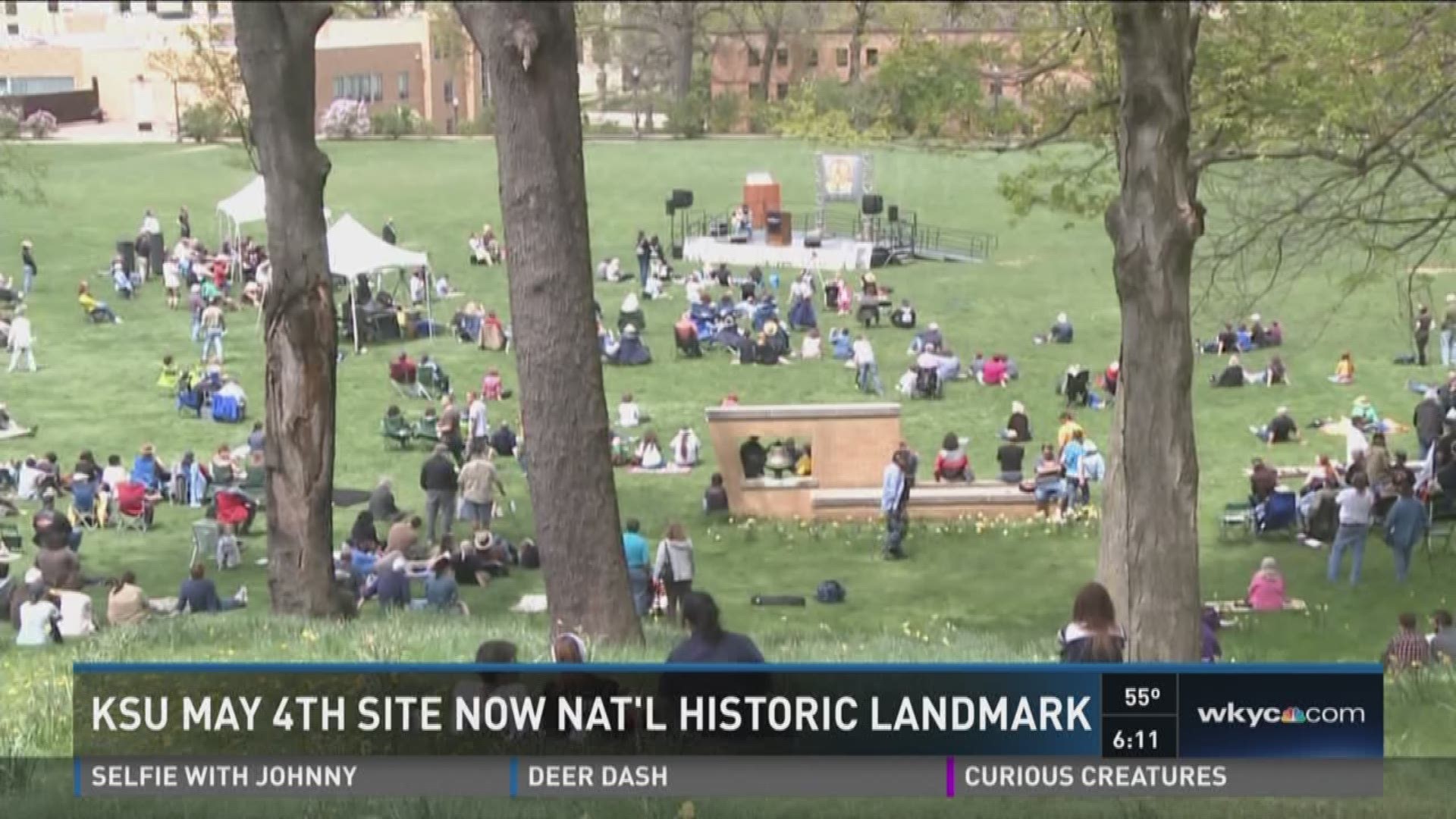 Kent State May 4, 1970 site now National Historic Landmark | wkyc.com