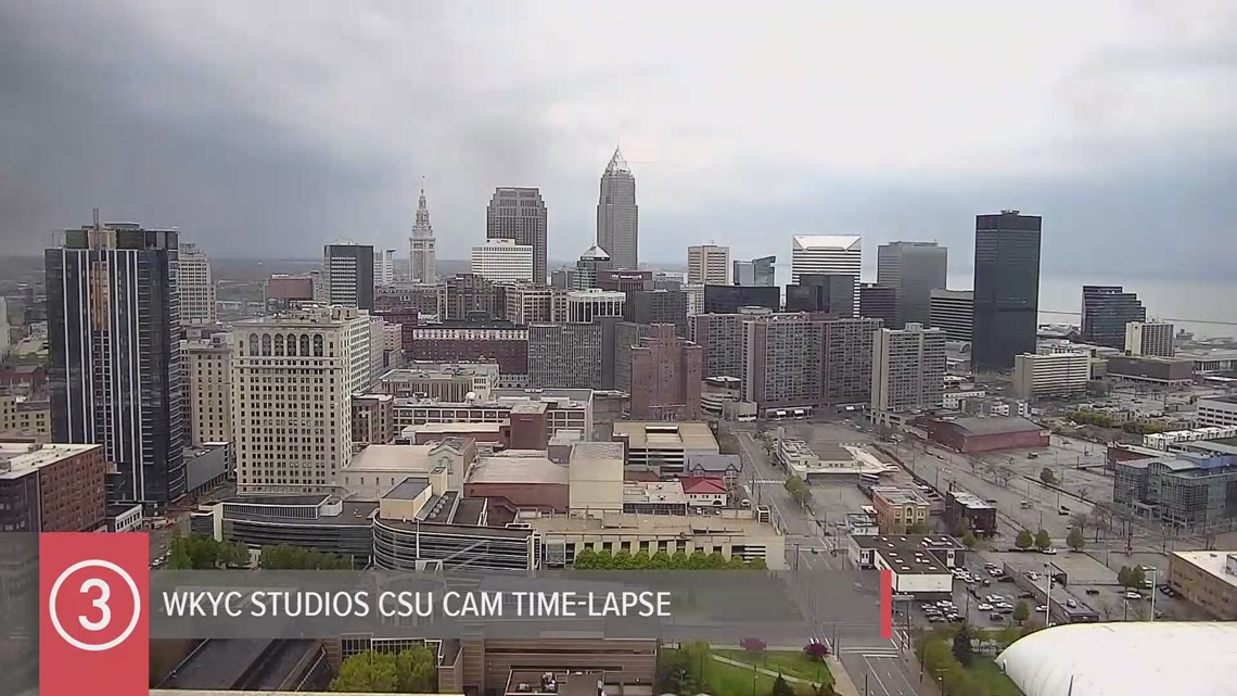 Thursday Cleveland storm weather time-lapse for May 14, 2020 | wkyc.com