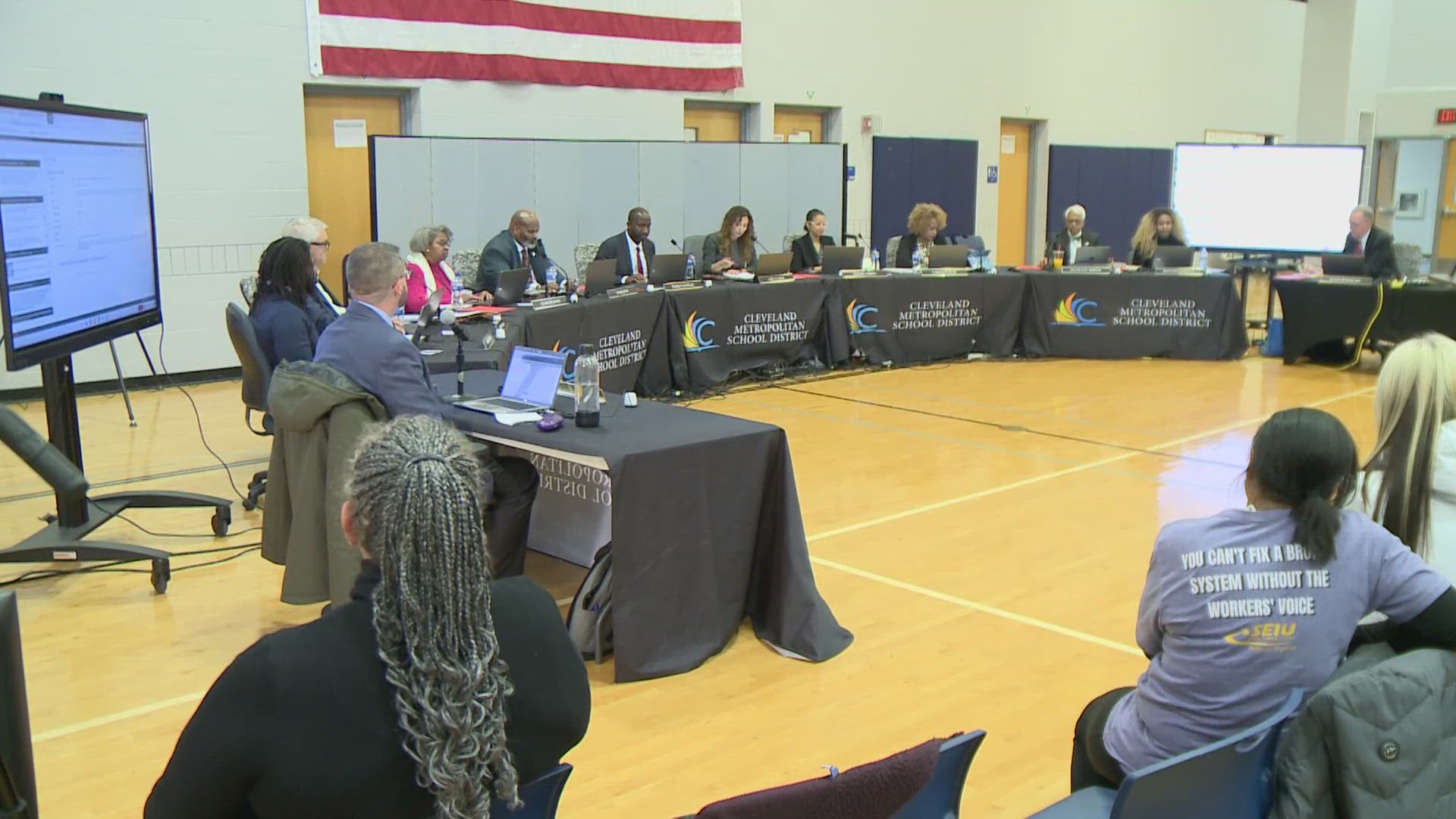 Speakers pack room as Cleveland school board meets to discuss plan on ...