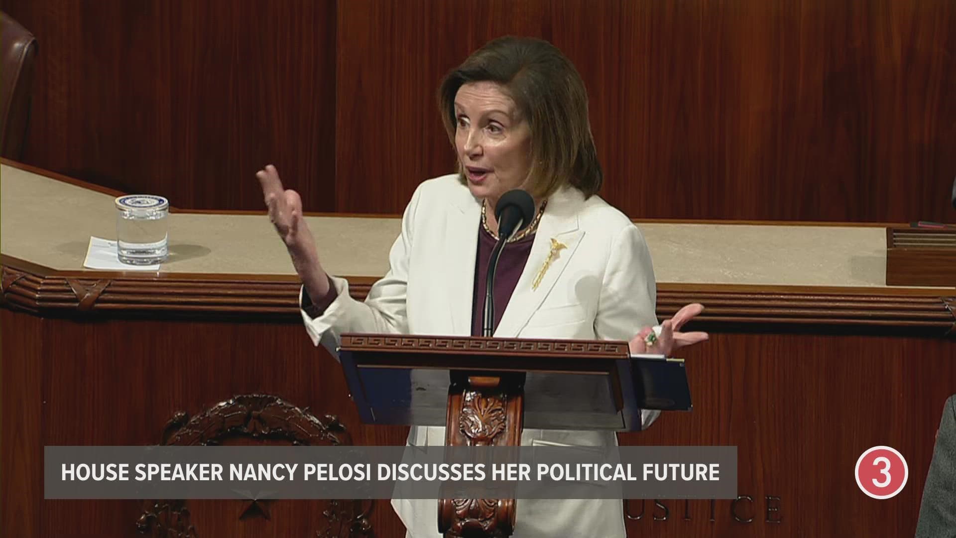Nancy Pelosi says she won't seek leadership role, plans to stay in ... Nancy Pelosi says she won't seek leadership role, plans to stay in ...