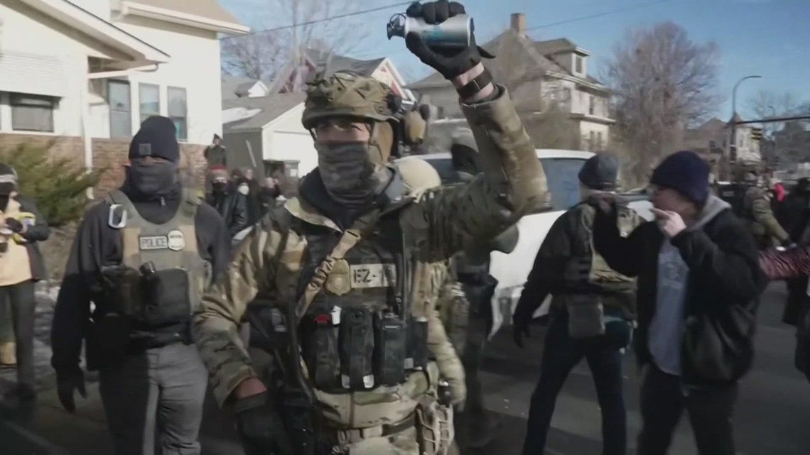 Tensions flare in Minnesota as protesters and federal agents repeatedly ...