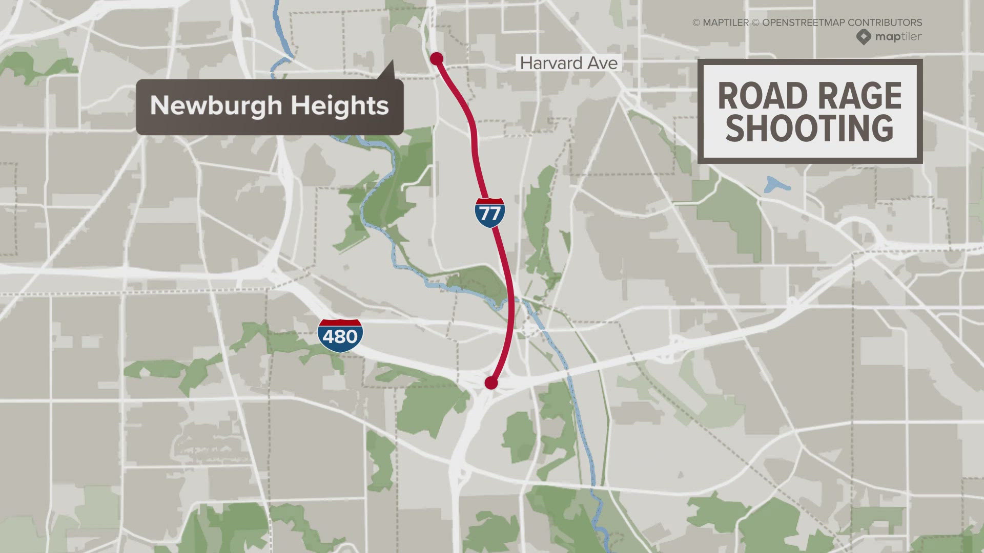 Newburgh Heights police seeking suspect in I-77 road rage shooting that ...