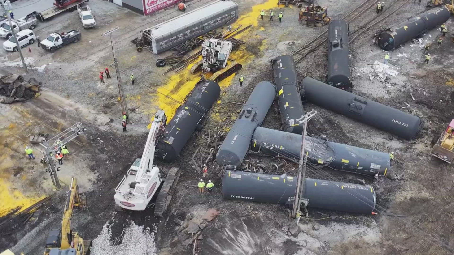 Train derailment in Attica, Ohio: Norfolk Southern says 'there is no ...