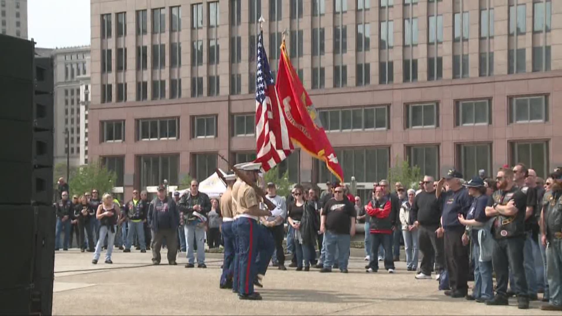 The 15th Annual Rally for Troops draws thousands in Cleveland | wkyc.com
