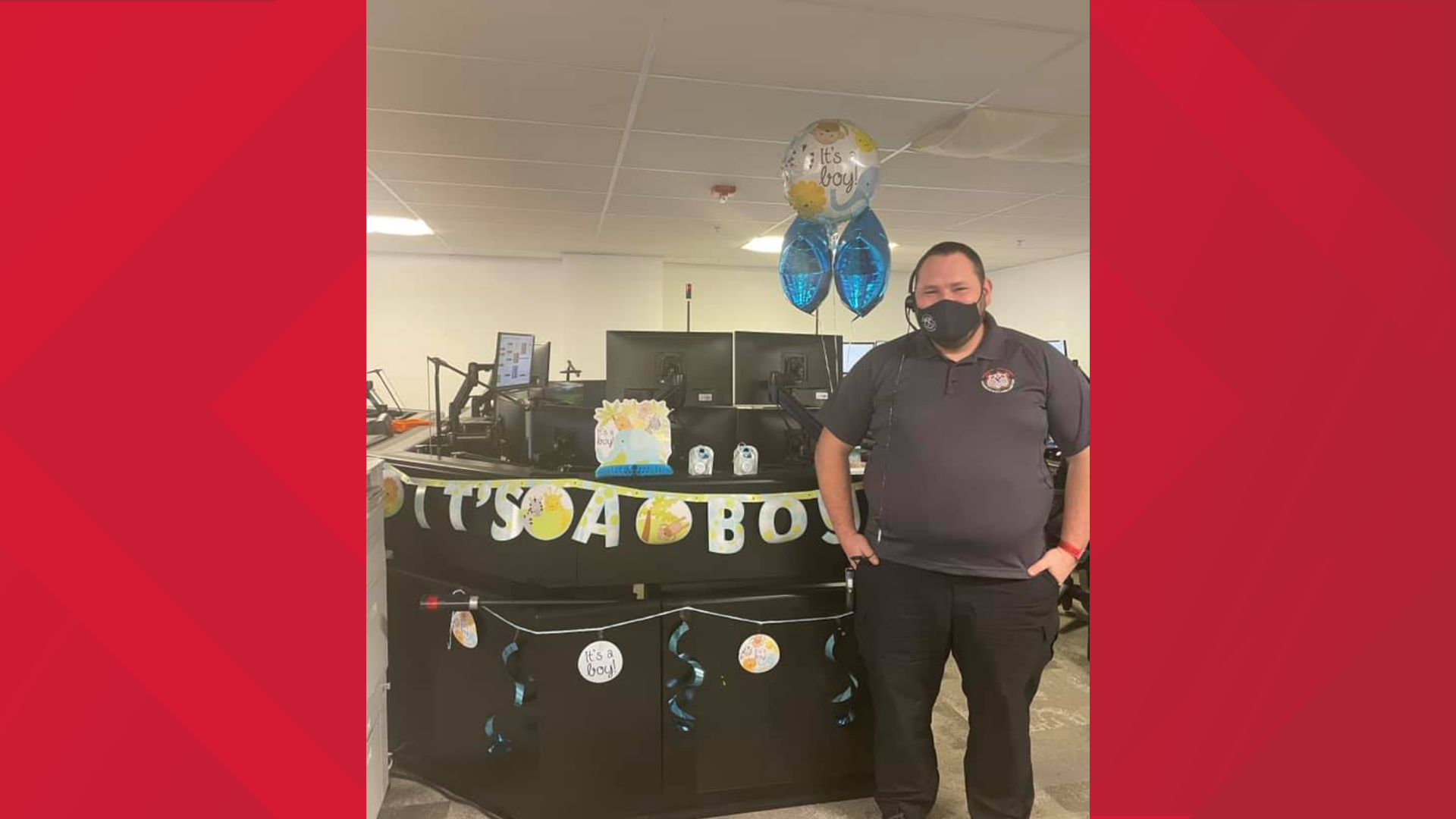 Dispatcher gets 'stork pin' for helping to deliver baby on phone | wkyc.com