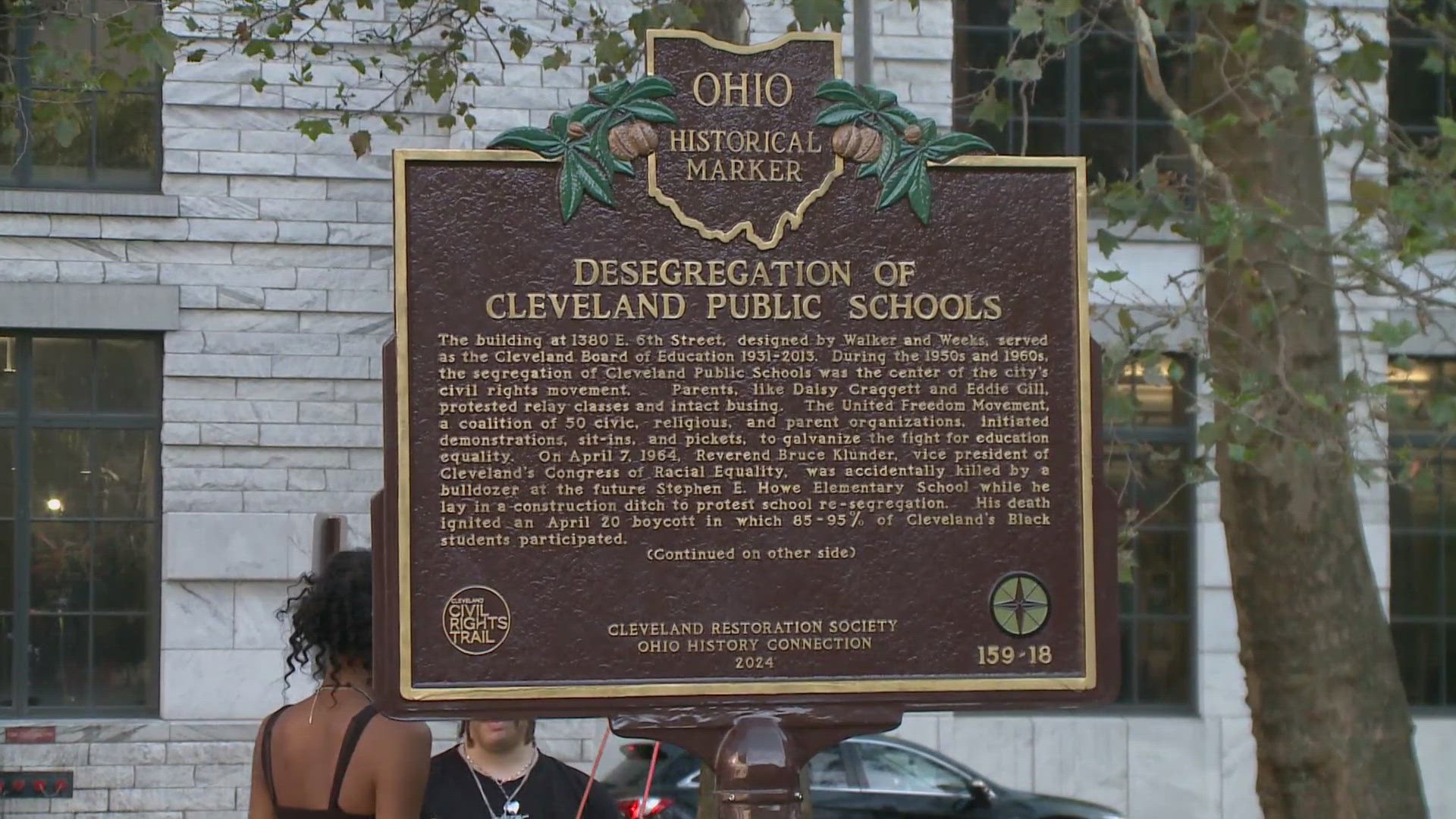 Ohio marker honors Cleveland Public Schools desegregation | wkyc.com