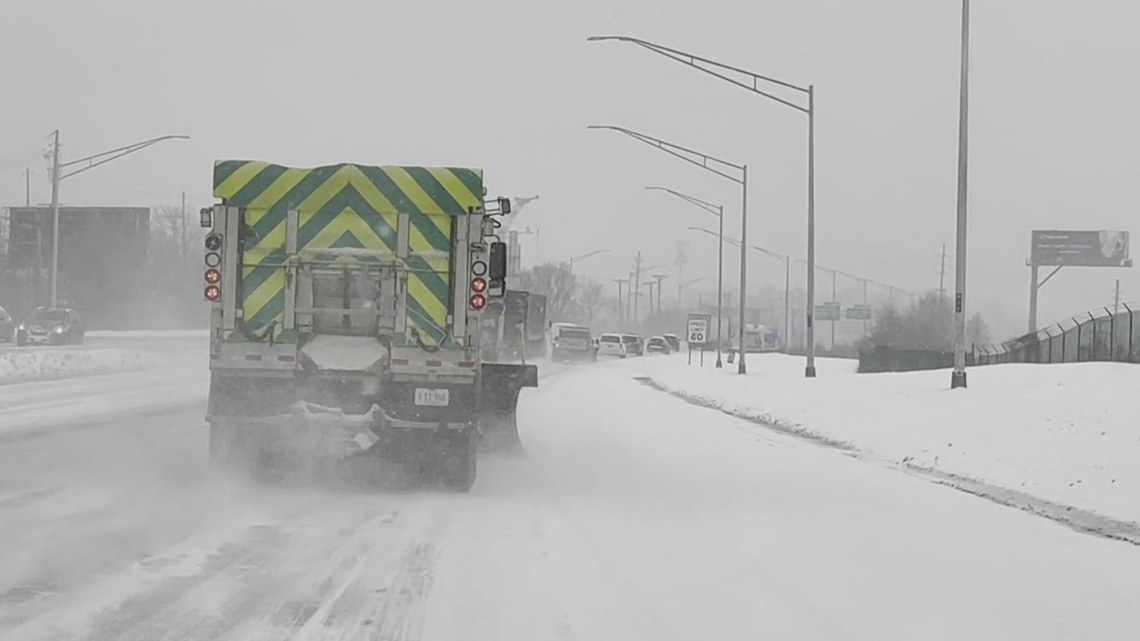 ODOT crews working around the clock as lake-effect snow creates fast ...