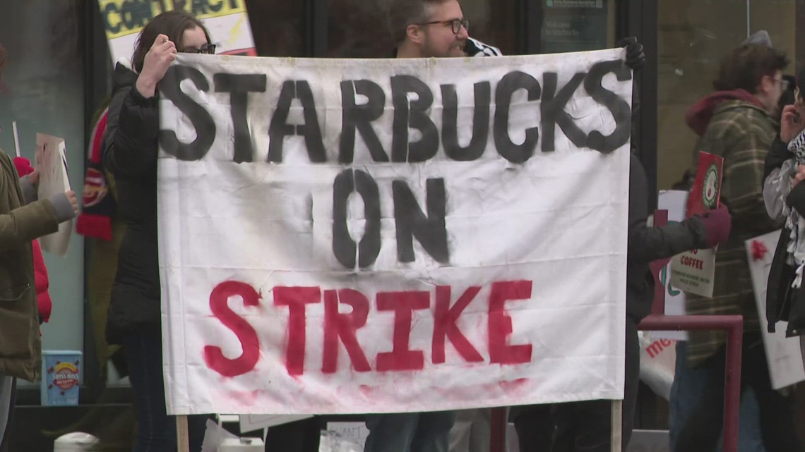 Starbucks union workers go on strike across US, Greater Cleveland ...